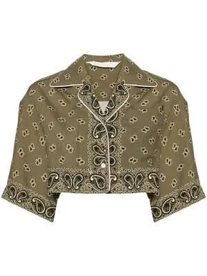 Palm Angels Short Shirts For Women