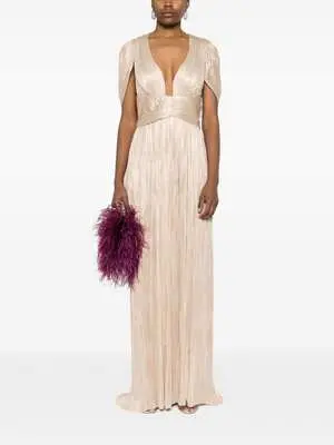 MARIA LUCIA HOHAN Laurel Plissé Gown
