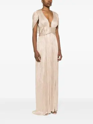 MARIA LUCIA HOHAN Laurel Plissé Gown