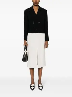 Theory Double-breasted Cropped Jacket