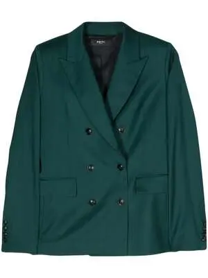 Amiri Wool Crepe Double-breasted Blazer