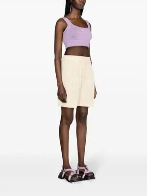 Palm Angels Embroidered-logo Knit Tank Top