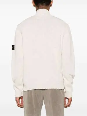 Stone Island Compass Badge Bouclé Jumper