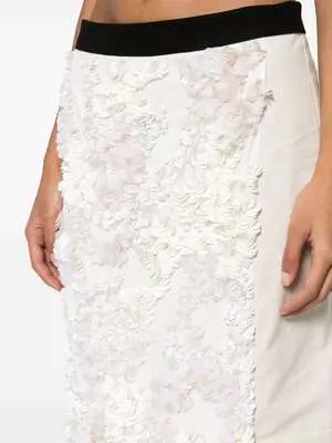 Plan C Sequin-detailed Midi Skirt