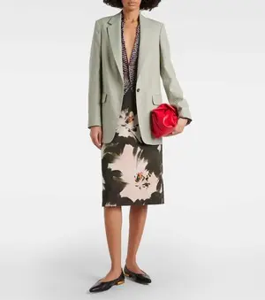 Dries Van Noten Leather Ballet Flats