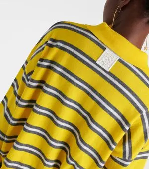 Loewe Striped Wool Polo Sweater