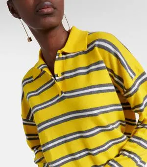 Loewe Striped Wool Polo Sweater