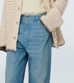 Alanui Kerala Mid-rise Straight Jeans