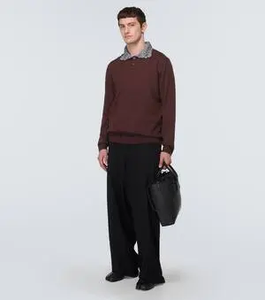 MAISON MARGIELA Wool Polo Sweater