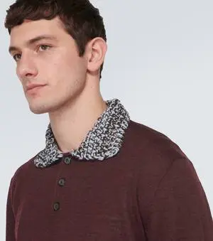 MAISON MARGIELA Wool Polo Sweater