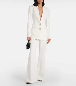 Balmain Single-breasted Blazer - White