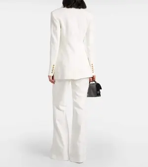 Balmain Single-breasted Blazer - White