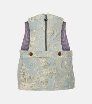 VIVIENNE WESTWOOD Foam Corset Cotton Miniskirt