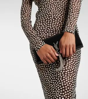 Saint Laurent Polka-dot Maxi Dress