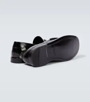 Dolce & Gabbana Dg Polished Leather Loafers