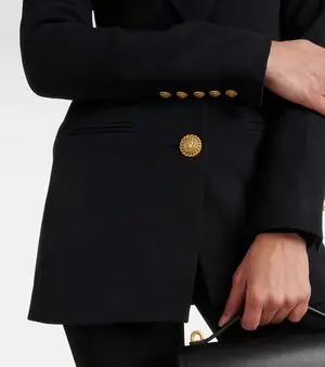 Balmain Virgin Wool Blazer - Black