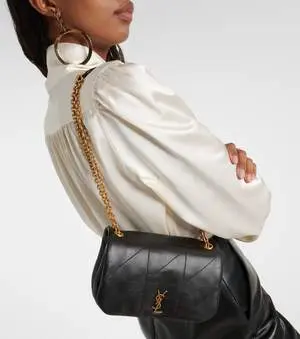Saint Laurent Jamie 4.3 Leather Shoulder Bag - Black