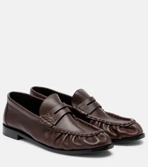 Saint Laurent Metallic Flats For Women