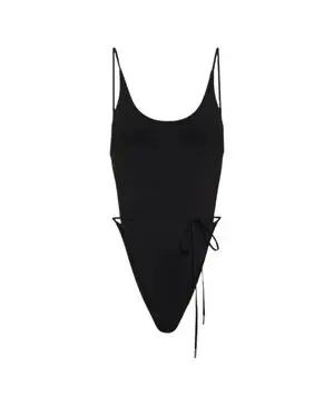 Saint Laurent Open-back Swimsuit - Black