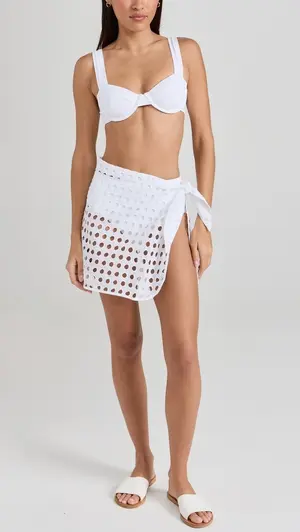 Solid & Striped The Lilo Bikini Bottoms - Marshmallow