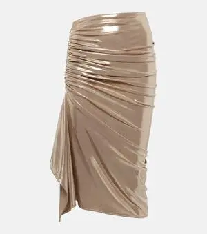 Maticevski Neroli Ruched Midi Skirt