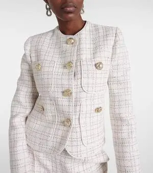 Elie Saab Embellished Tweed Jacket
