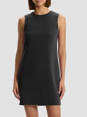 Theory Crepe Shift Minidress