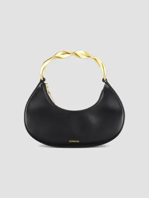 Simkhai Nixi Leather Hobo Bag - Black