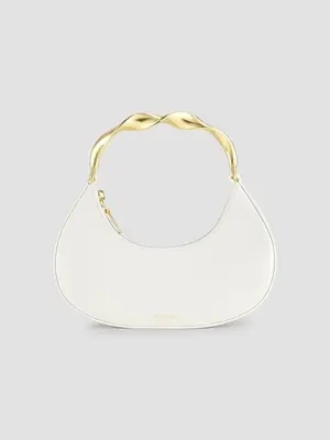 Simkhai SIMKHAI Nixi Leather Hobo Bag Ivory