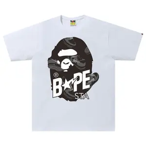 A BATHING APE Random Sta Ape Head Relaxed Tee - White