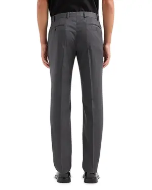 Emporio Armani Essential G Line Straight Leg Trousers - Gray