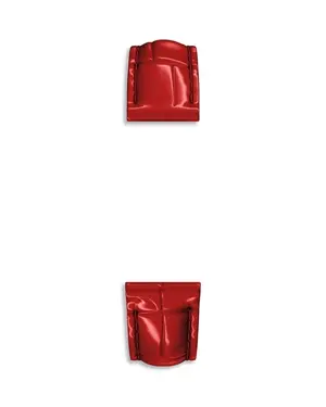 Michele Leather Watch Strap - Ruby