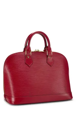 LOUIS VUITTON Epi Alma Top Handle Bag - Red