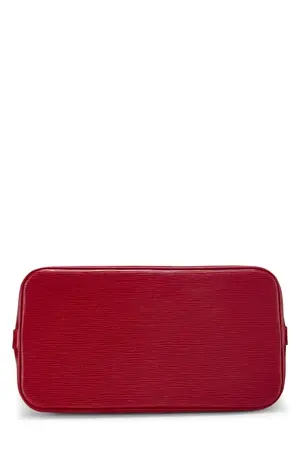 LOUIS VUITTON Epi Alma Top Handle Bag - Red