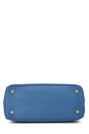 Prada Saffiano Executive Tote - Blue