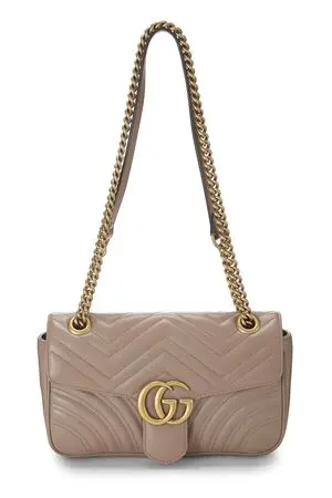 Gucci Gg Marmont Metal Chain Shoulder Bags