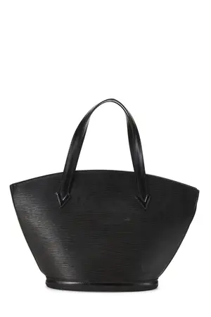 LOUIS VUITTON Epi St. Jacques Top Handle Bag - Black
