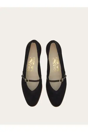 FERRAGAMO Audrey 1954 Ballerinas - Black