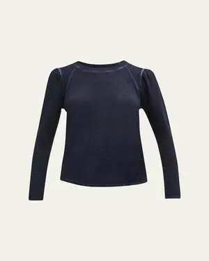 Veronica Beard Mason Long Sleeve Tee