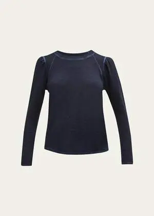 Veronica Beard Mason Long Sleeve Tee