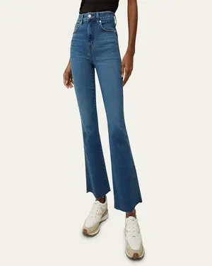 Veronica Beard Carson Flare Jeans - Serendipity