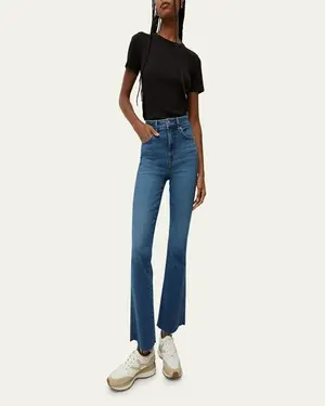 Veronica Beard Carson Flare Jeans - Serendipity