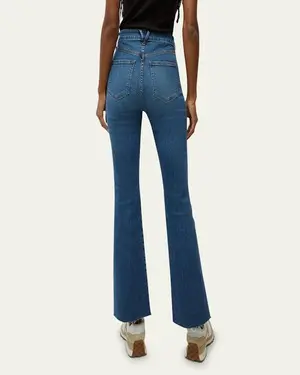 Veronica Beard Carson Flare Jeans - Serendipity