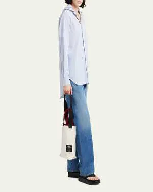 Plan C Mini Pili And Bianca Bucket Bag - Calico