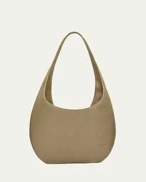 WE-AR4 The H Leather Hobo Bag - Sage