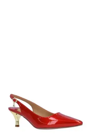 J. Reneé Ferryanne Slingback Pumps - Red