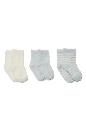 Barefoot Dreams 3-pack Socks - Blue