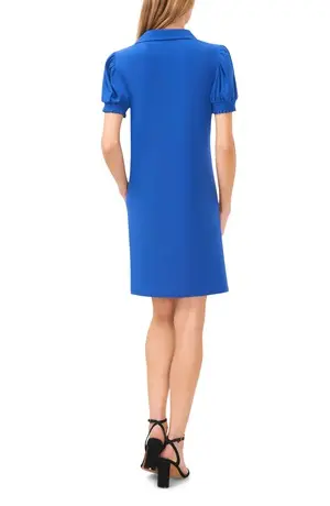CECE DUPRAZ Knit Polo Minidress - Deep Royal Blue