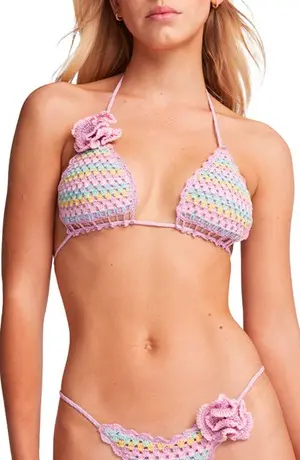 CAPITTANA Beatriz Crochet Bikini Top