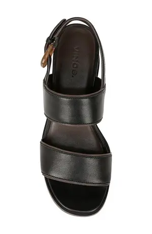 Vince Roma Slingback Platform Wedge Sandal